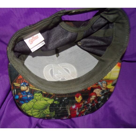 Marvel | Accessories | Marvel Avengers Baseball Cap Green Camo Super ...
